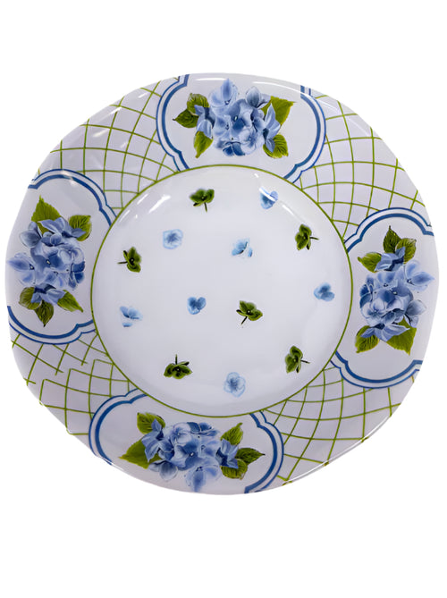 Green Hydrangea Melamine Dinnerware Collection