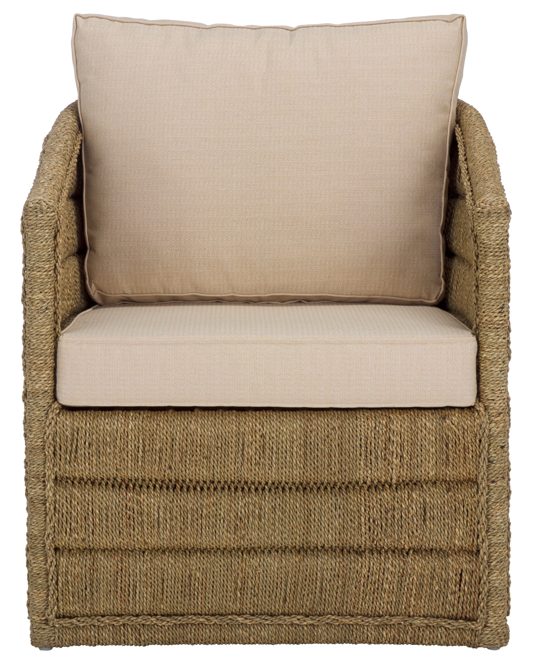 Safavieh Couture Aikan Woven Sea Grass Accent Chair, CWK2017