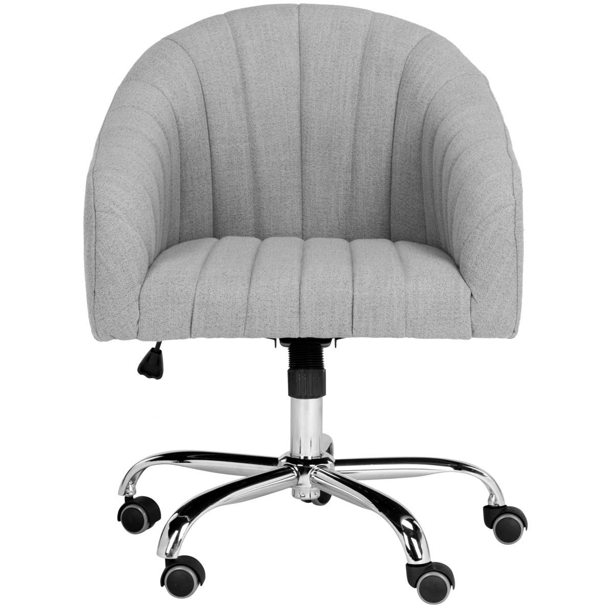 Themis Chrome Leg Swivel Office Chair | Safavieh - OCH4503