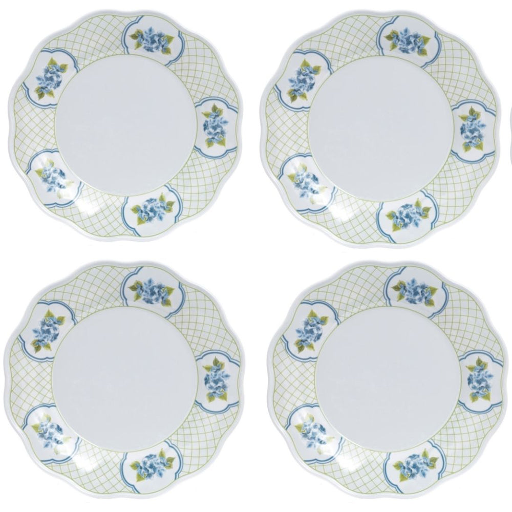 Green Hydrangea Melamine Dinnerware Collection