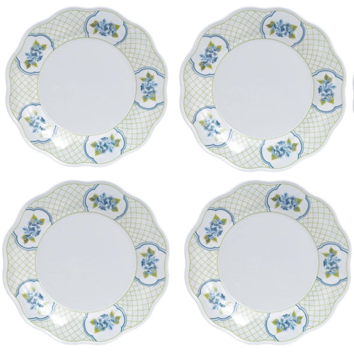 Green Hydrangea Melamine Dinnerware Collection