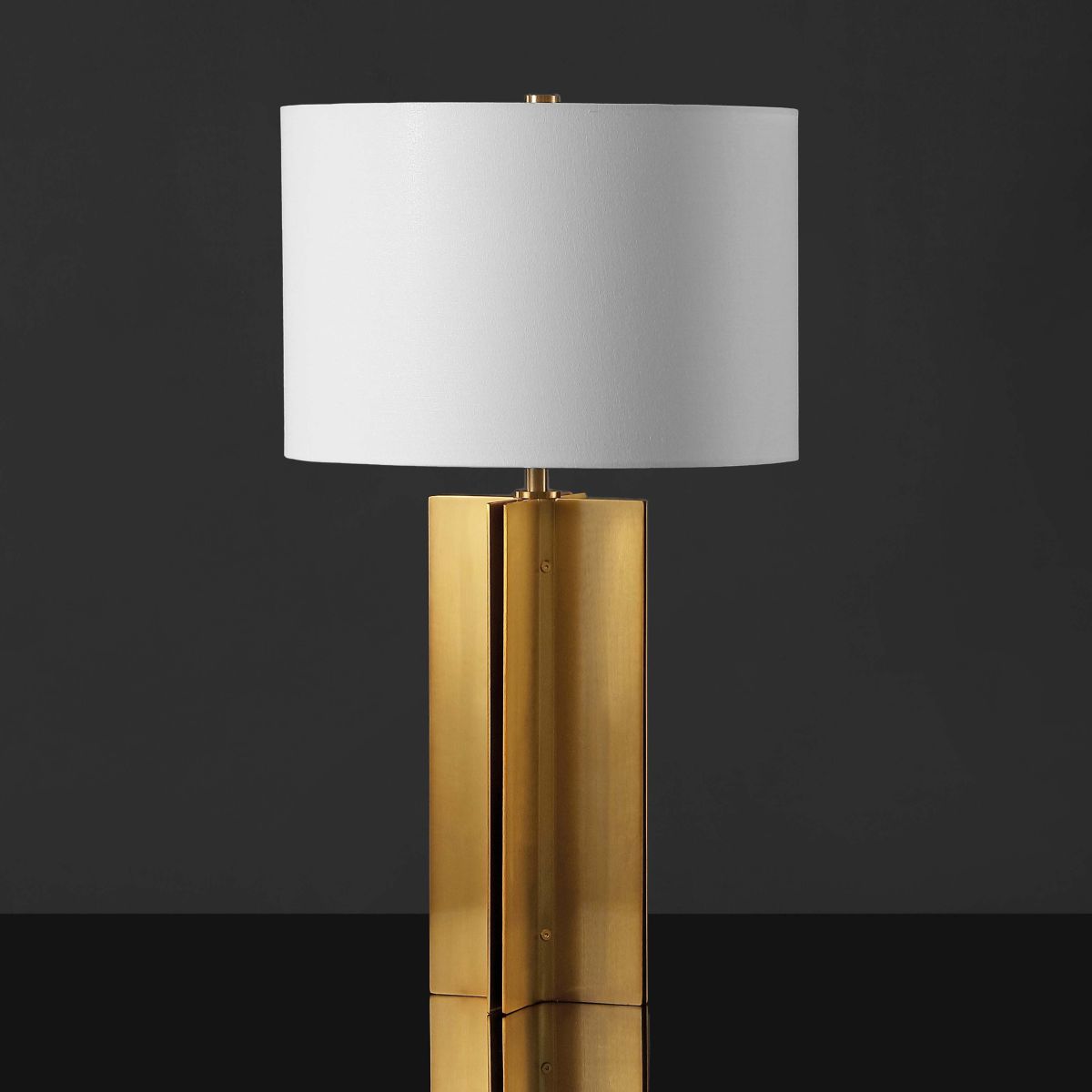 Rollins Square Metal Table Lam | Safavieh Couture - CTL1026