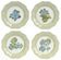 Green Hydrangea Melamine Dinnerware Collection